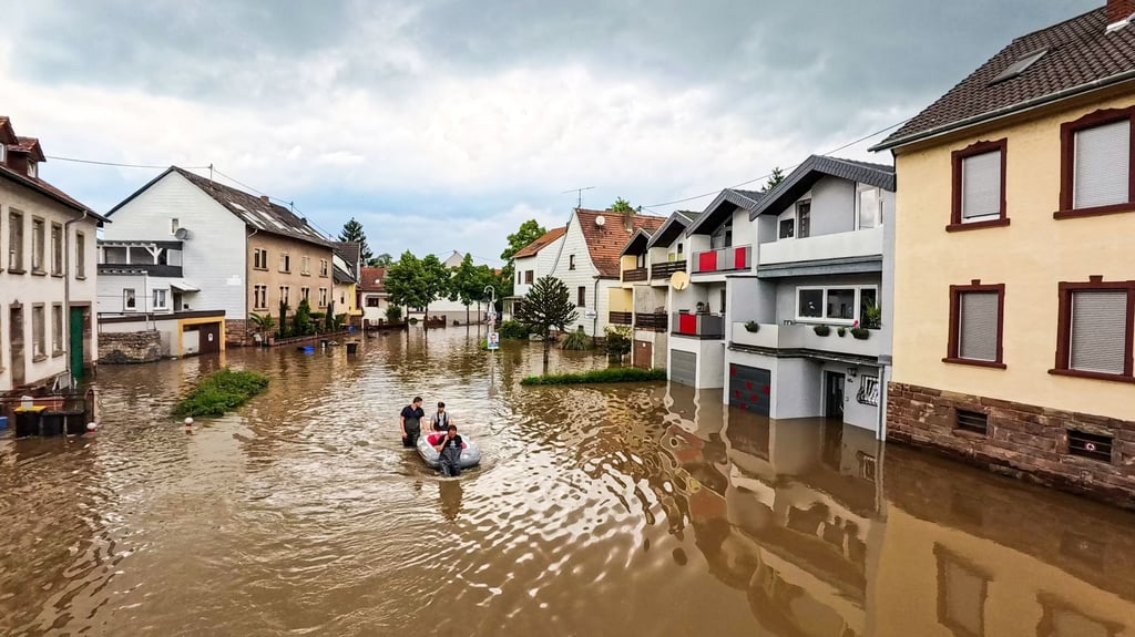Unwetter: Frau stirbt nach Hochwasser-Rettungseinsatz