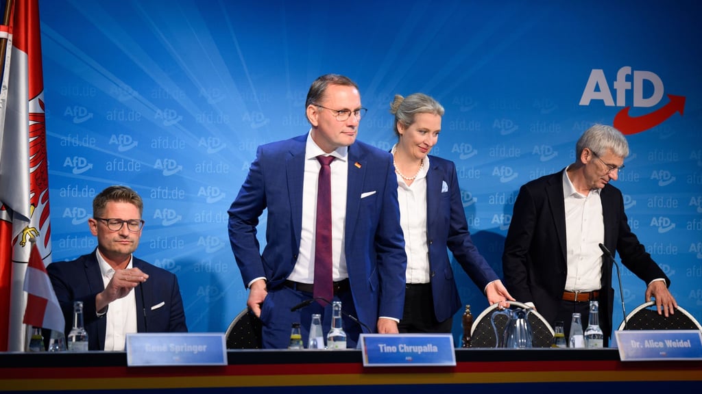 Landtagswahl Polizei Prüft Abschiebe Lied Afd Verteidigt Sich