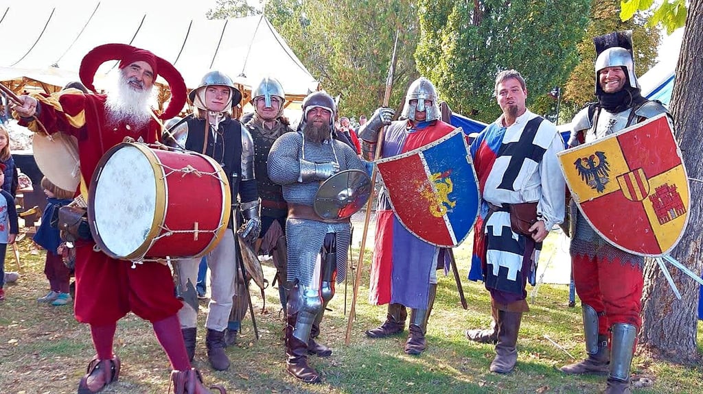 Burgfest in Wettin: Die Ritter sind los