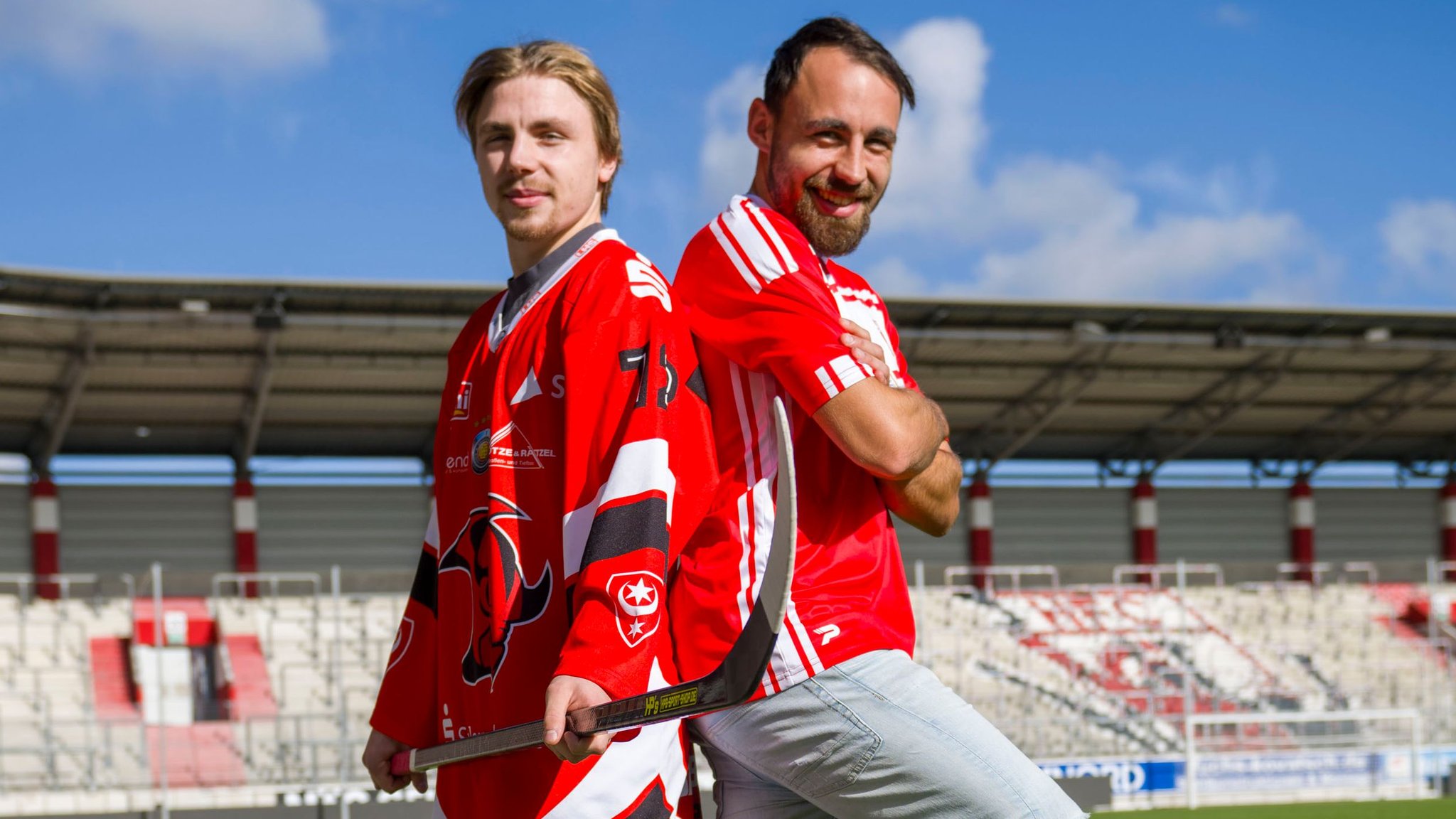 Die Brüder Alex und Robert Berger: Wie es dazu kam: HFC und Saale Bulls ...