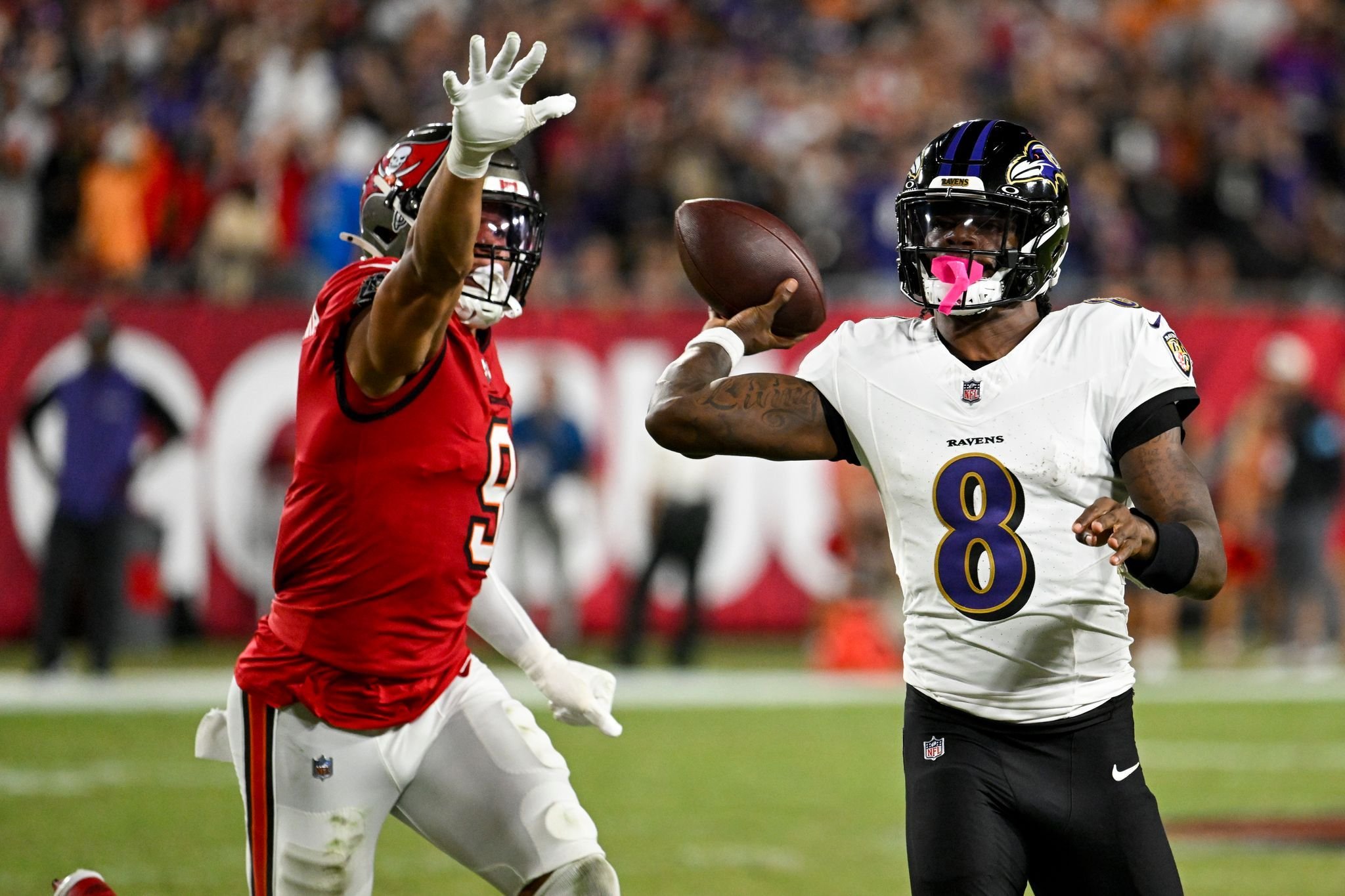 American Football: Ravens holen wichtigen Sieg im NFL-Duell mit Tampa Bay
