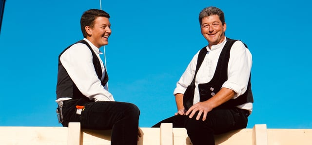 Handwerk und Gemeinschaft: Familienbetrieb Perner: Vater und Sohn als ...