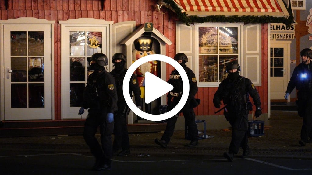 Anschlag auf Magdeburger Weihnachtsmarkt - Täter ist festgenommen