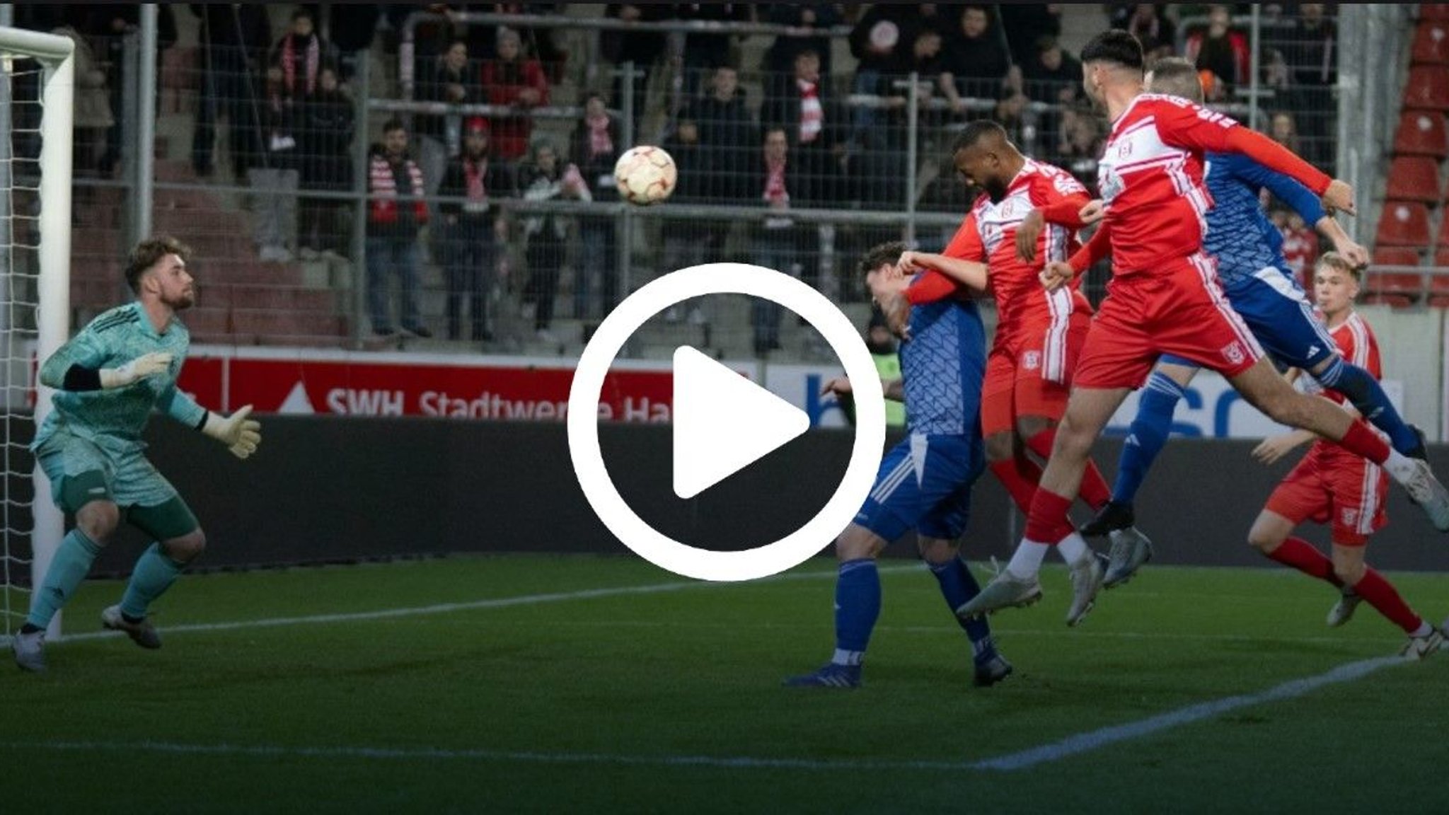 HFC gewinnt gegen Blau-Weiß Dölau im Landespokal - die Highlights