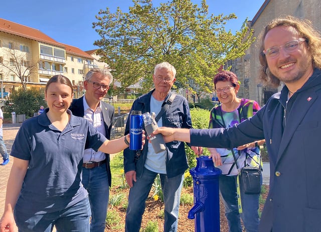 Hilfe für Durstige: Sorgen für Erfrischung in Merseburg: Trinkbrunnen ...