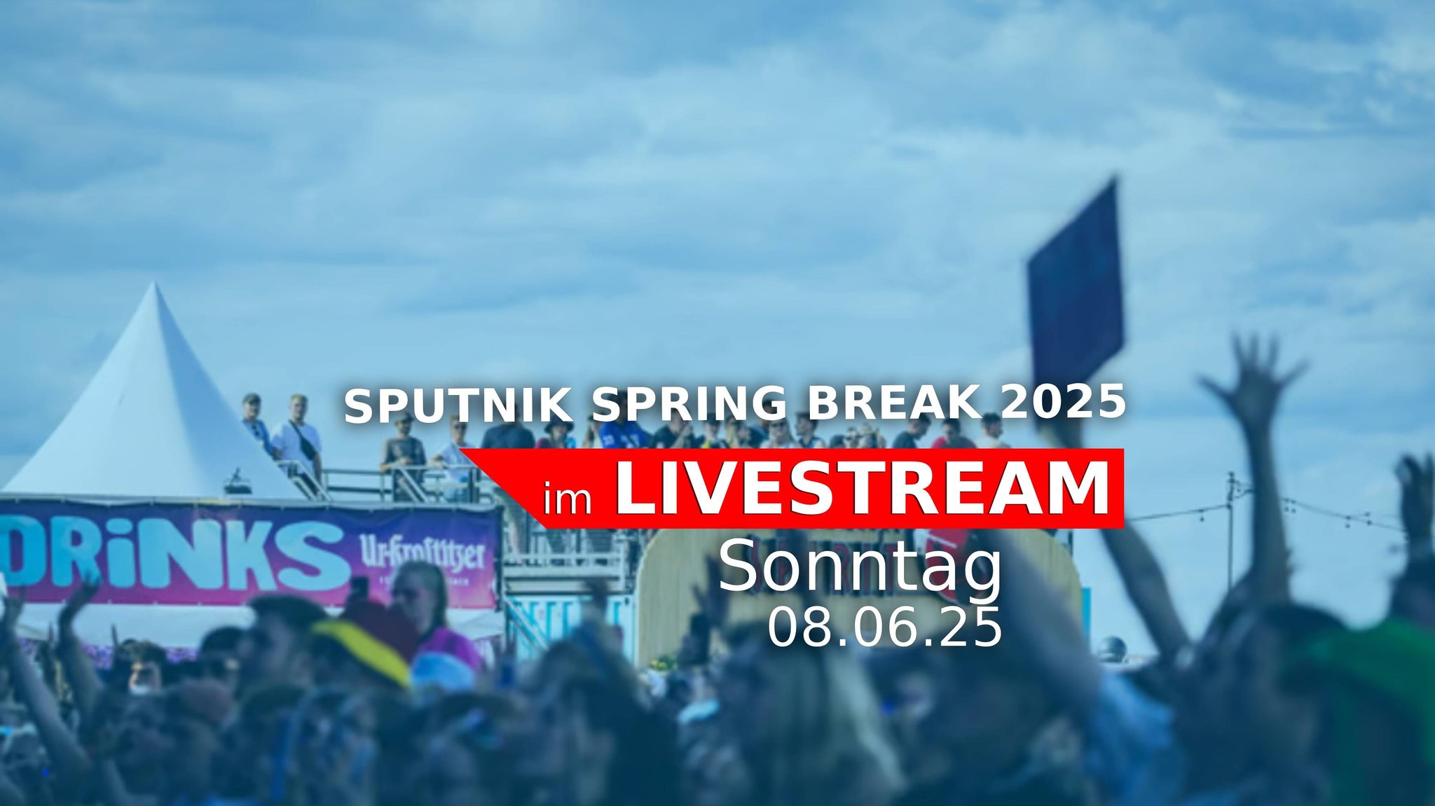 Sputnik Spring Break 2025: Reporter-Livestream vom Festivalgelände
