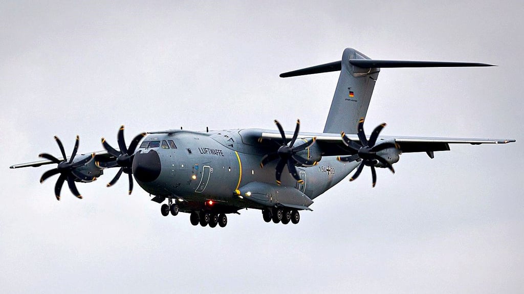Bundeswehr: Trainingsflug mit Airbus A400M in Sachsen-Anhalt