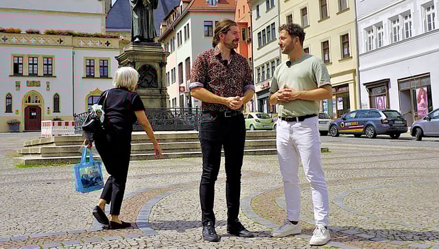 Alexander Prinz: Youtuber mit Grünen-Parteichef für Dreh in Eisleben