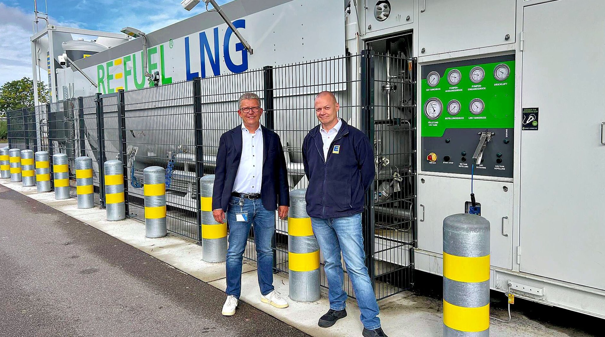 Bio-LNG für Lkw: Edeka investiert trotz Mautbelastung in neuen Treibstoff